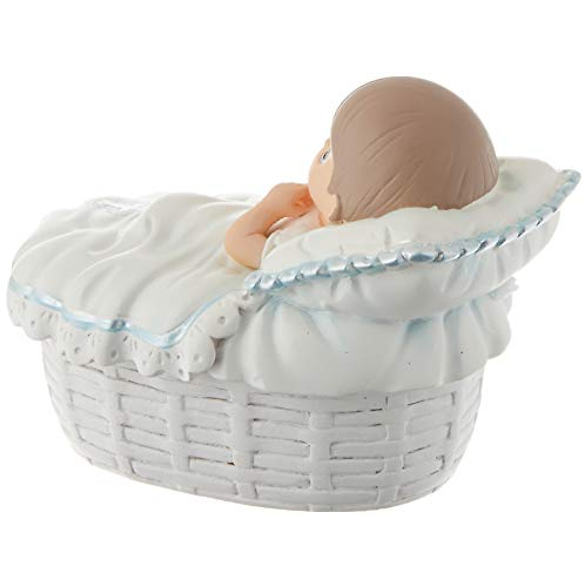 Precious Moments, Baptized In His Name Resin Box With Rosary, For Boy, 153407