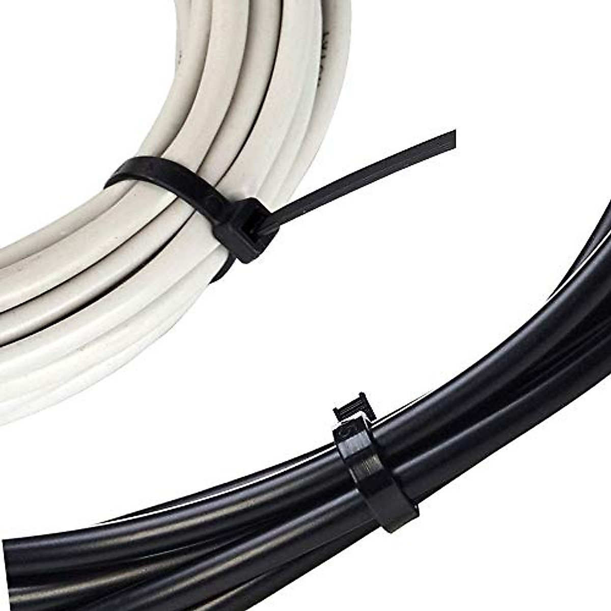 100 8 inch pieces Cable Zip Nylon Heavy Duty Self Locking Wire Ties,