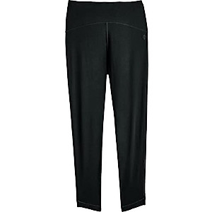 Coolibar UPF 50+ Women's Tulip Swim Leggings - Sun Protective (XX-Large- Black)