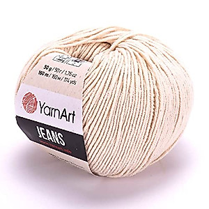 YarnArt Jeans Sport Yarn 55% Cotton 45% Acrylic 1 Skein/Ball 50 gr 174 yds Cotton Yarn Knitting Yarn Soft Yarn amigurumi Cotton Yarn (5)