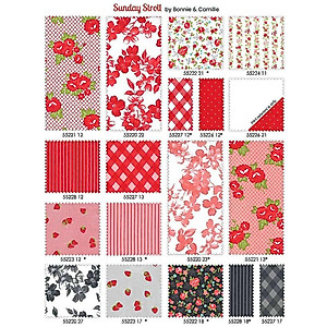 Sunday Stroll Layer Cake®, 42-10" Precut Fabric Quilt Squares by Bonnie & Camille
