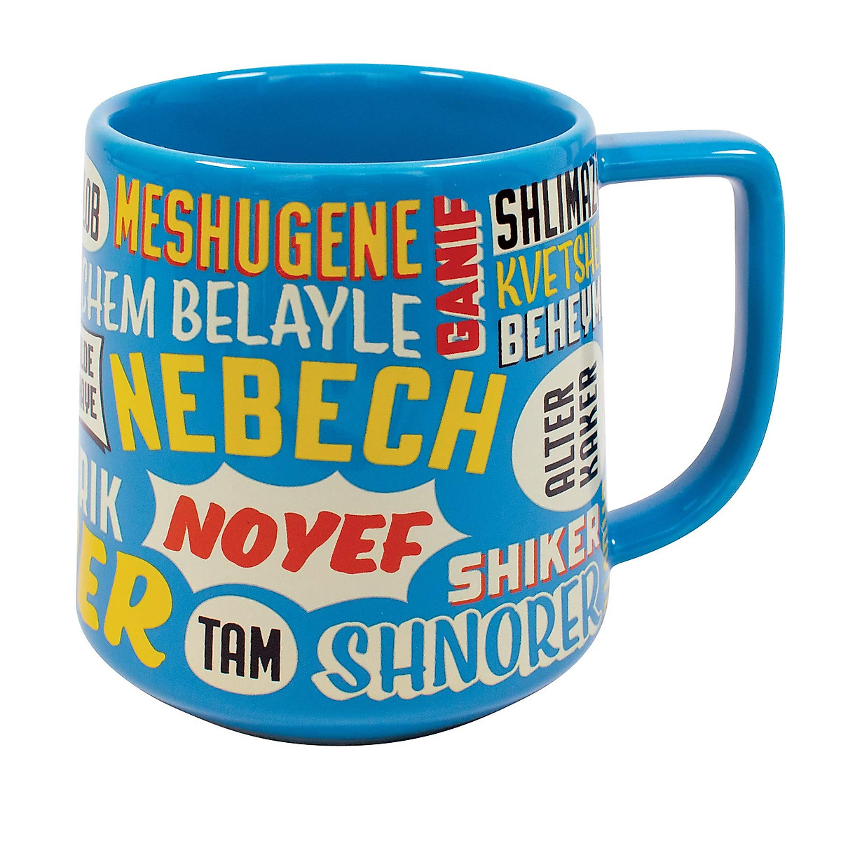Yiddish Insults Mug - Nudnik to Tipish and More