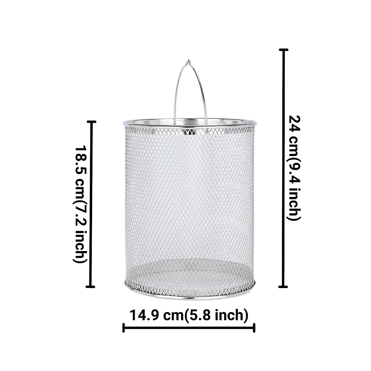 Multi-purpose Pasta and Asparagus Cooker - Stainless Steel Cooking Pot with Strainer and Lid - Durable Kitchen Cookware for Noodles, Spaghetti, Deep Frying - Large Capacity, Dishwasher Safe