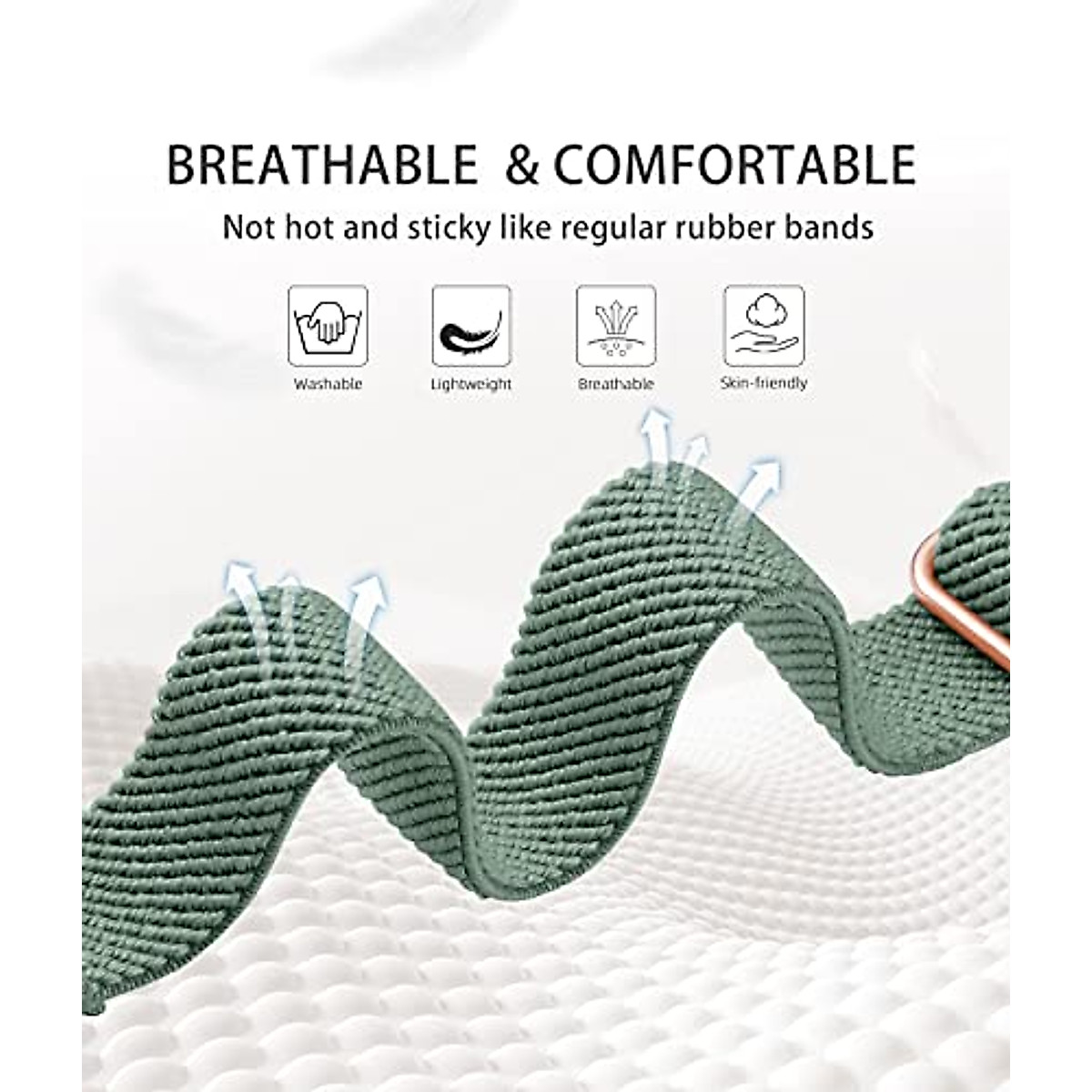 Charlam Compatible with Apple Watch Band 40mm 41mm 38mm for Women Girls, Cute Braided Stretchy Strap Comfortable Thin Elastic Nylon Wristbands for iWatch SE Series 8 7 6 5 4 3 2 1, 38 40 41 mm, B