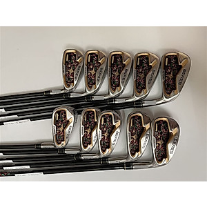 ENEMO Vicky G Golf Clubs 4 Star HONMA BERES S-08 Full Set Driver + Fairway Woods + Irons + Putter Graphite Shaft with Head Cover (Color : 10.5D 3W5W Irons S)