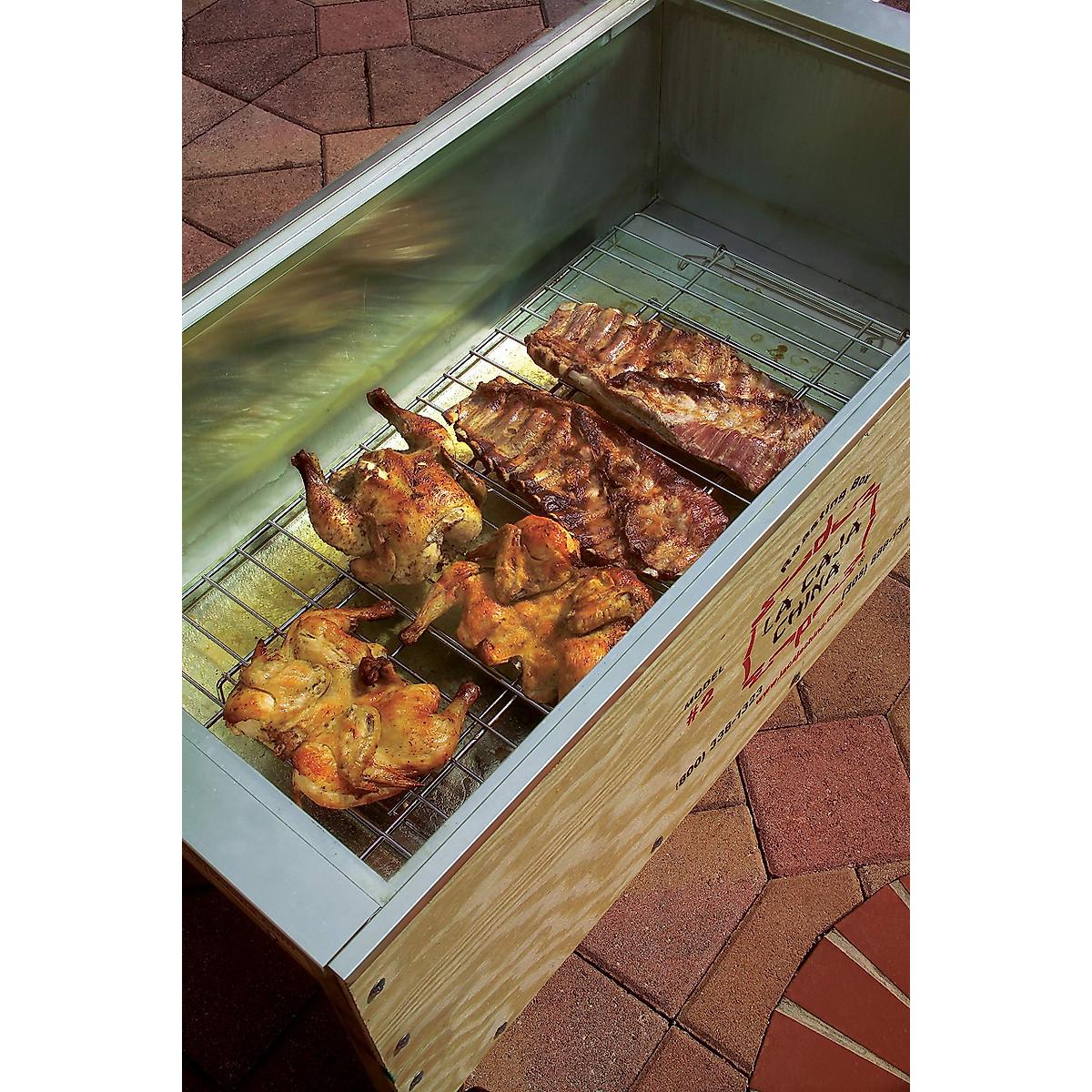 La Caja China Model #2-100 LB Pig Roaster, Original