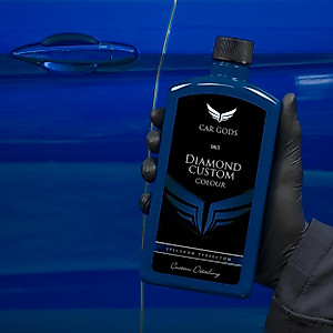 Car Gods Iris Custom Color Dark Blue 3-in-1 Polish Wax Color Restorer & Scratch Remover, 16 Colors Available, 17 Fl Oz