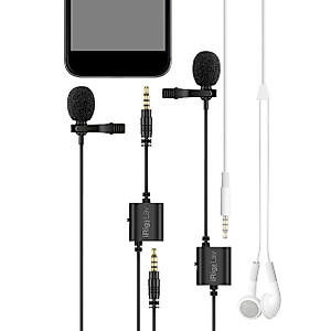 IK Multimedia iRig Mic Lav Compact Lavalier for Smartphones and Tablets (Two-pack)