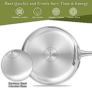 ROYDX Pots and Pans Set 9 Piece Nonstick, kitchen Ceramic Coating Cookware Set with Lids Non Stick Frying Pans & Saucepans Stay-Cool Stainless Steel Handles, for Induction/Electric Gas Cooktops