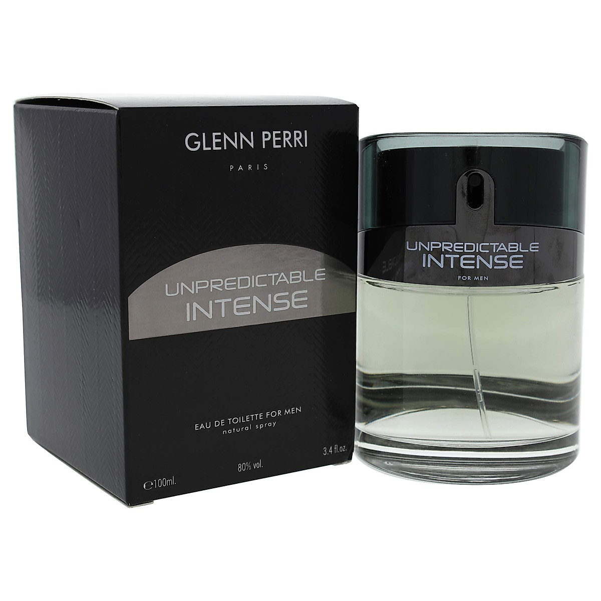 Glenn Perri Unpredictable Intense Eau De Toilette Spray for Men, 3.4 Ounce