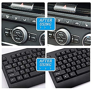 2 pcs Car Cleaning Gels - Universal Auto Detailing Tools Car Interior Cleaner Putty, Automotive Dust Air Vent Interior Detail Detailing Putty Universal Dust Cleaner for Auto Laptop Home (Blue)