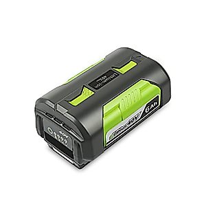 Amityke 6.0Ah 40V Battery Replacement for Ryobi 40V Battery OP4040 OP4026 OP4030 OP4050 OP4060A，Compatible with Ryobi 40-Volt Battery Power Tools