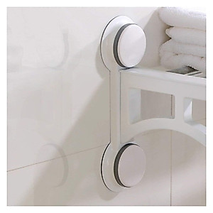 Towel Racks Towel Rail Holder Towel Bar Stainless Steel Powerful Suction Cup Multi-Function Bathroom