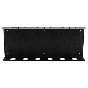 RecPro Ice Fishing Gear Wall Mount Rod Holding Combo Rack | Fish House Storage | Stores up to 6 Rods