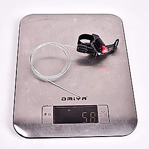 BESNIN Bike Remote Lockout Lever, Aluminum Alloy Mountain Bicycle Fork Lock Control Parts,MTB Accessories Lever Handlebar for Road Bike with Cable Wire