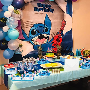 GOGOPARTY 20 Pcs Blue Invitation Cards, Birthday Party Invitation Cards With Sticker Labels, 20 Envelope Birthday Invitations for Kids Birthday Party Supplies