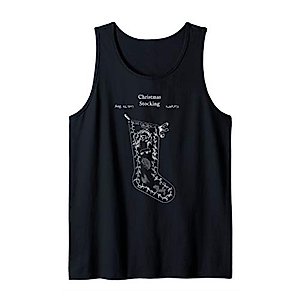 Santa Clause Christmas Stocking Gift - Stocking Stuffer Tank Top