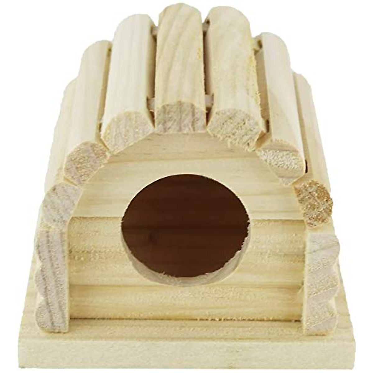 Hamster Wood Ladder Swing Seesaw Toy for Cage Excise Gift Small Pet Dwarf Rat Mouse Gerbil Chinchilla Guinea Pig (House 1 Pack)