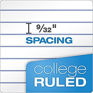 Oxford Composition Notebook, College Ruled Paper, 9-3/4" x 7-1/2", Black Marble Covers, 100 Sheets, 1 Book (63796)