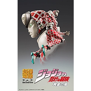MEDICOS Super Statue Movable JoJo's Bizarre Adventure Part 5''''K C Approximately 6.3 inches (160 mm), PVC & ABS & Nylon Painted Action Figure, Multicolor (ME60322)