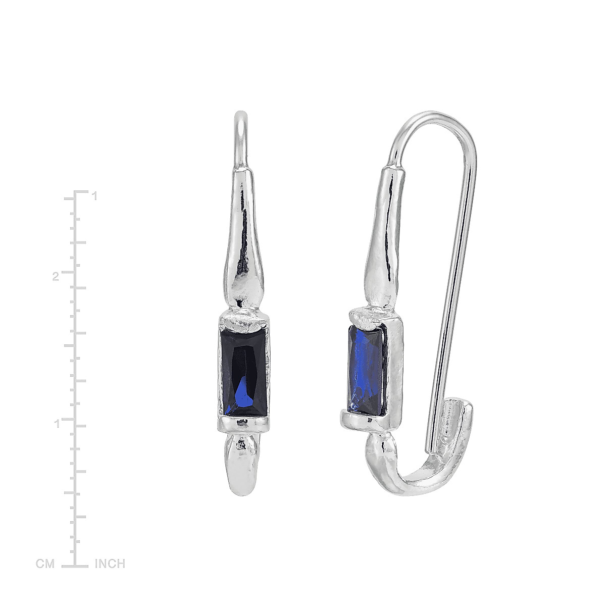 Silpada 'Sparks of Blue' Sapphire Earrings in Sterling Silver