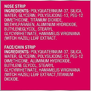 Bioré Nose+Face Blackhead Remover Pore Strips, 12 Nose + 12 Face Strips for Chin or Forehead, Deep Cleansing with Instant Blackhead Removal and Pore Unclogging, Non-Comedogenic Use, 24 Ct Value Size