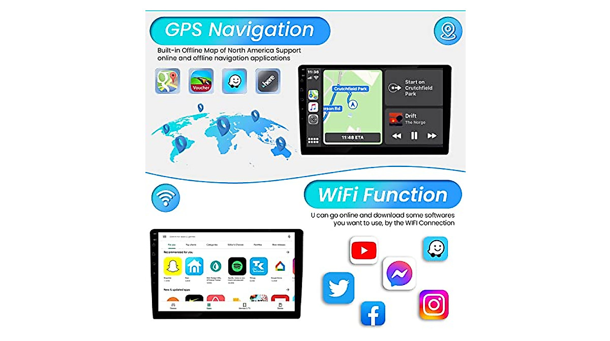 Fortdows Car Stereo for Honda Accord 03-07 | CarPlay & Android