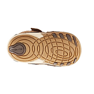 Stride Rite Baby Boys SRT SM Artie Athletic Sneaker, Tan, 3 Infant