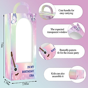 12PCS Popular Music Birthday Party Favor Boxes In My Birthday Era Party Gift Boxes Music Super Star Party Decorations Music Guitar Party Candy Boxes Girls Boys Birthday Era Fans Celebration Party