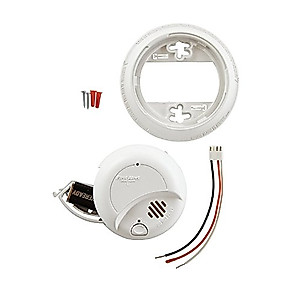 First Alert BRK 9120Bff-6 Hardwired Smoke Detector with Battery Backup, 6-Pack