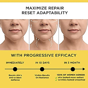 DERPHEA Neck Cream, Neck Tightening Cream, Instant Neck Firming Cream, Skin Tightening Cream To Tighten Skin, Anti Wrinkle And Fine Lines On Face, Neck, Décolleté And Body