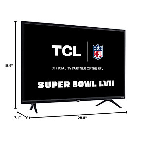 TCL 32-inch 3-Series 720p Roku Smart TV - 32S335, 2021 Model