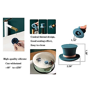 Ubrand 9NAT Silicone Magic Cap Bottle Stopper, Acrylic