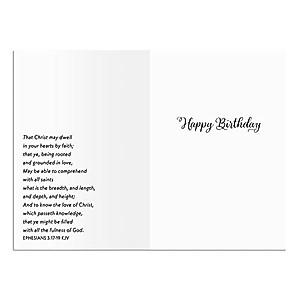 DaySpring - Roy Lessin - Happy Birthday - 4 Design Assortment with Scripture - 12 Birthday Boxed Cards & Envelopes (U1200)