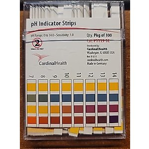 Cardinal Health pH Indicator Strips