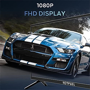 YOTFUEL 24-Inch Full HD 1080p Small TV with Built-in HDMI, USB, VGA,Optical and RF 24” LED TV