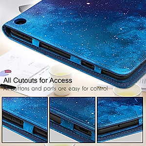 Famavala Folio Case Cover for All-New Fire 7 Tablet (12th Generation, 2022 Release) Not Fit for 7th/9th Genration (Blugaxy)