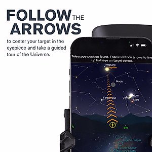 Celestron – StarSense Explorer 114mm Tabletop Dobsonian Smartphone App-Enabled Telescope – Works with StarSense App to Help You Find Nebulae, Planets & More – iPhone/Android Compatible