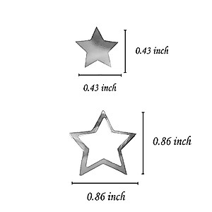 Werich Star Confetti Merry Christmas Max Party Silver Table Confetti Happy Birthday Baby Shower Wedding Party Sprinkles Confetti Metallic Foil Stars for Party Wedding Festival Decorations 1100 Pieces