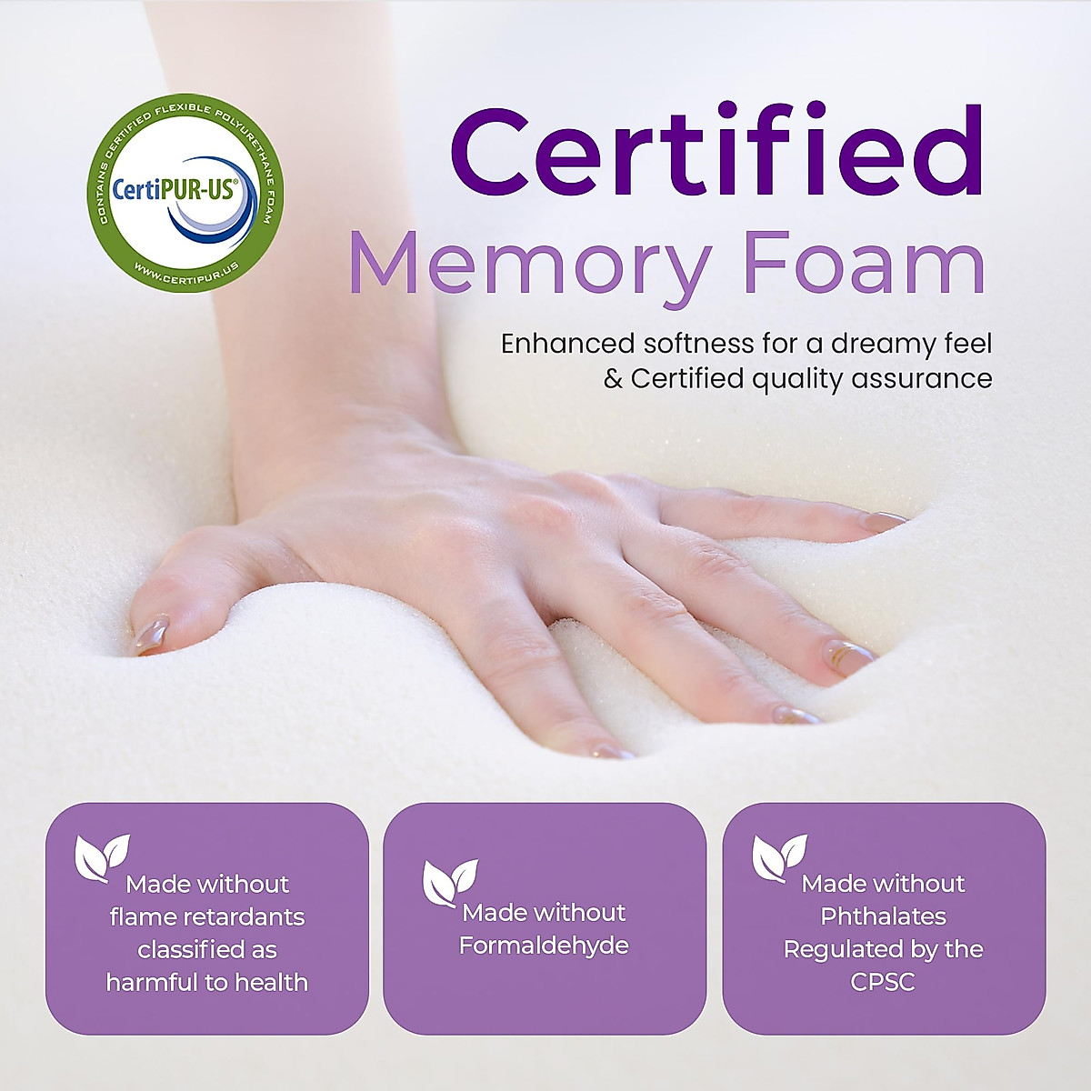 GAESTE 8 Inch Full Cooling Gel Memory Foam Mattress for Cool Sleep Medium Firm CertiPUR-US Certified Mattress in a Box Pressure Relief Removable Cover No Fiberglass (Full, 8 in)