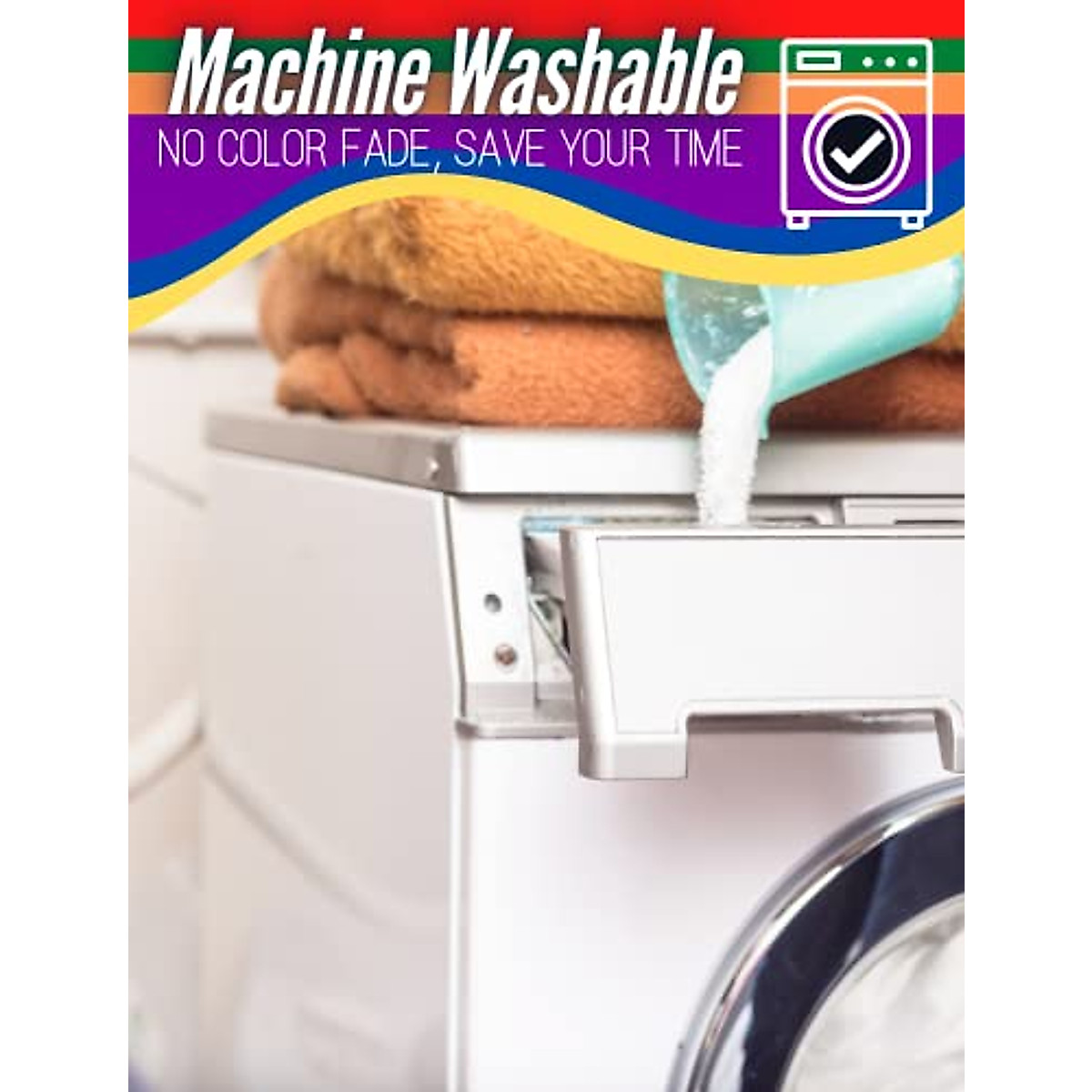 InnoBeta LGBTQ Blanket, LGBT Gifts for Gay, Lesbian, Transexual, Friends, Besties, Gay Pride, Rainbow, Soft Throw Blanket, 50x65 Inches, Gay