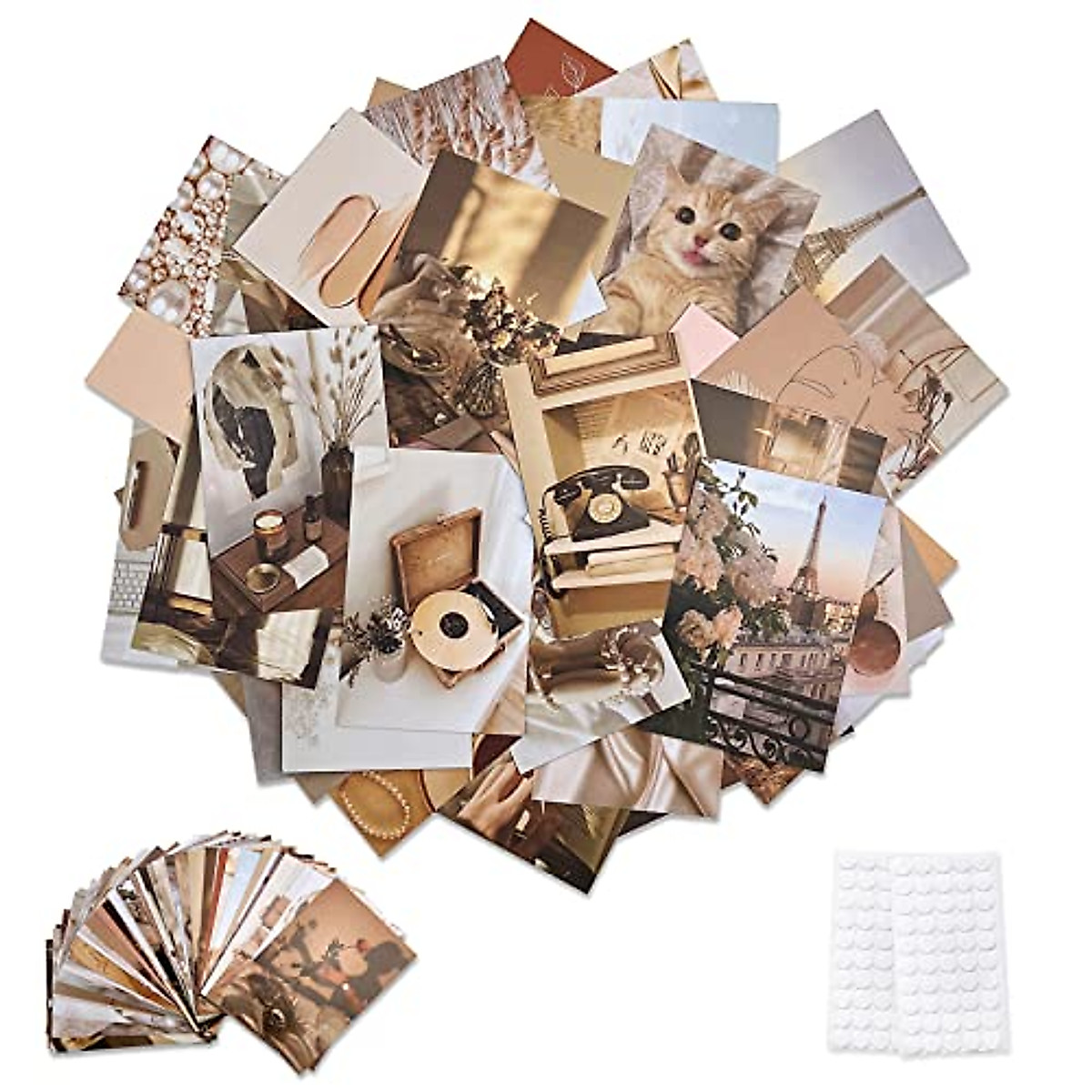 Inartato Cozy Wall Collage Kit - Unique Vintage & Boho Wall Art