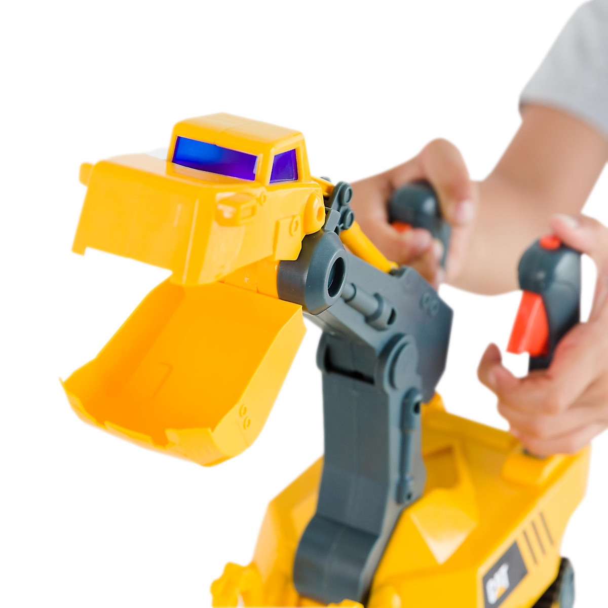 CAT Construction Toys Funrise Light & Sound Roaring Rex-Cavator Battery Operated Toy Excavator, Ages 3+