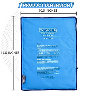 TruHealth Extra Large Ice Pack for Injury (2-Pack) - FSA HSA Approved Hot & Cold Gel Ice Pack - Reusable Ice Packs Pads & Therapy Compress