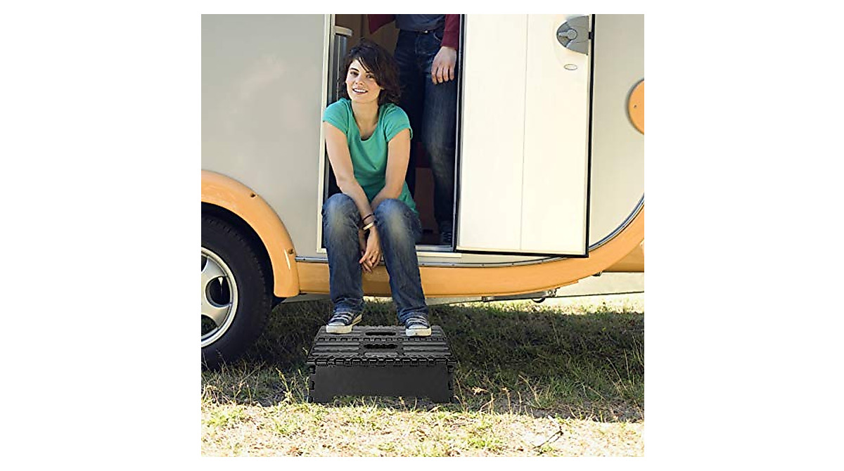 Yosoo Foldable Step Stool - Portable, Non-Slip Support for Home & Travel