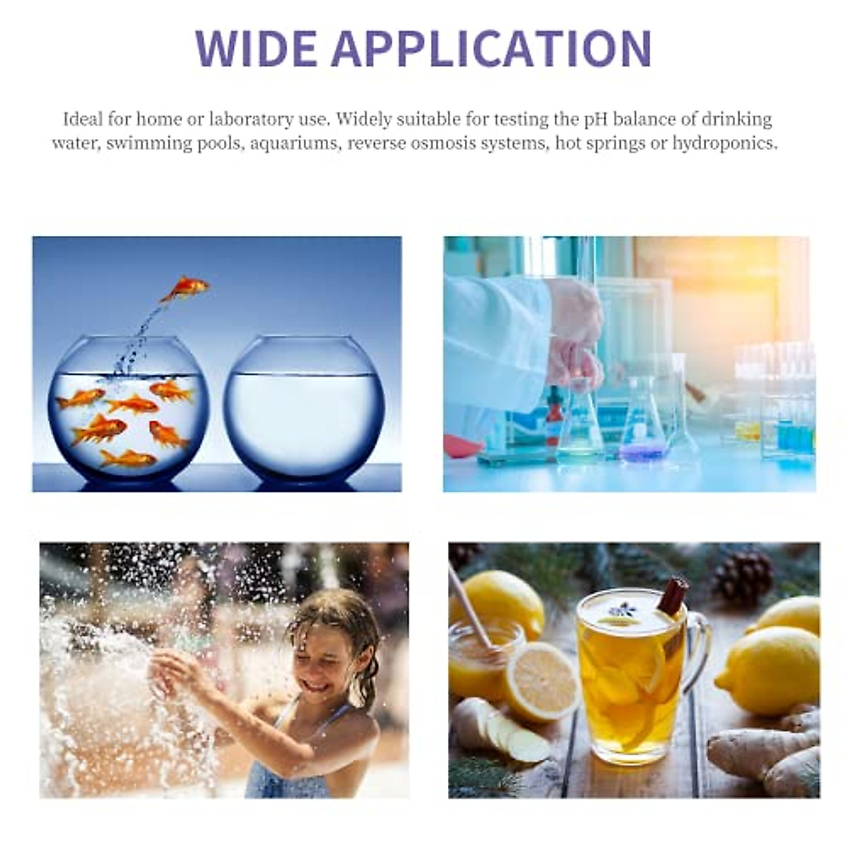 Jectse PH Meter for Water, Waterproof Digital PH Meter with Screwdriver, Portable PH Tester Pen Water Quality Tester for Aquarium Hydroponics Swimming Pool