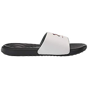 Under Armour Men's Ansa Graphic Logo, Black (001)/White, 9 M US