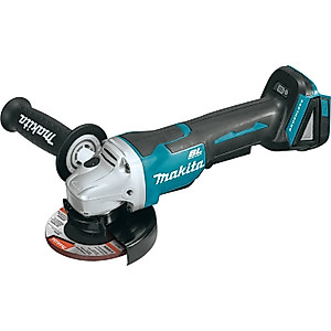 Makita XAG10Z 18V LXT® Lithium-Ion Brushless Cordless 4-1/2" Paddle Switch Cut-Off/Angle Grinder, with Electric Brake, Tool Only