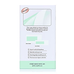 Billie Wax Kit - Face & Bikini - 32 wax strips - 6 post-wax serum wipes