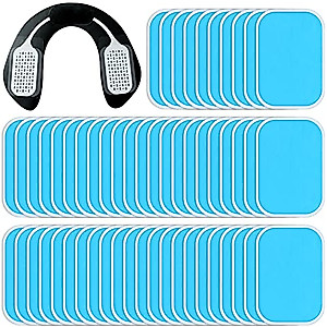 Hungdao 100 Pcs 50 Packs Gel Pads for ABS Stimulator ABS Trainer Replacement Gel Sheet ABS Gel Pads Muscle Stimulator Pads for Abdominal Muscle Trainer AB Workout Toning Belt